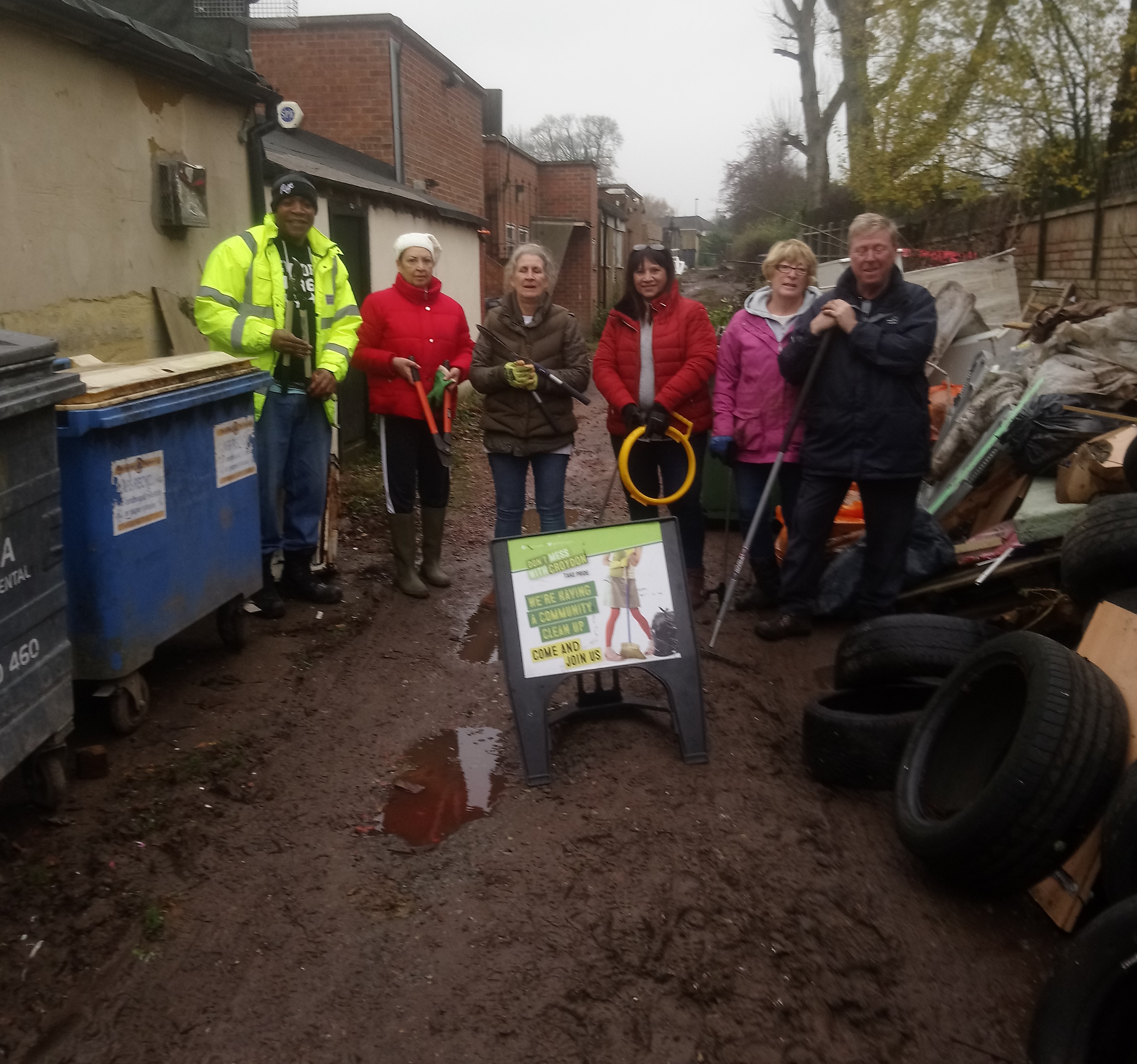Community clean-up - Pinks Funeral Directors